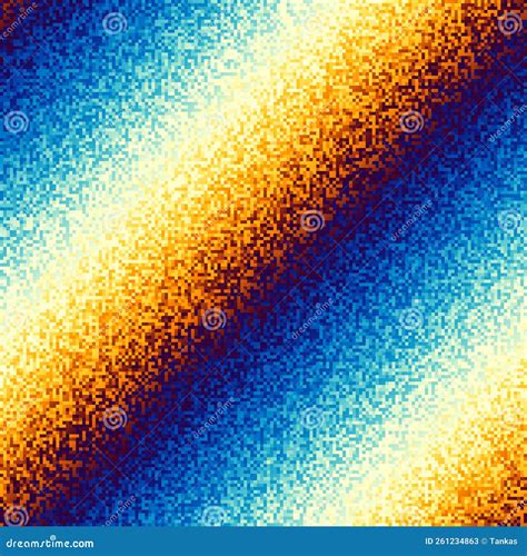 Pattern Of A Random Small Dots Seamless Dither Image Stock Vector