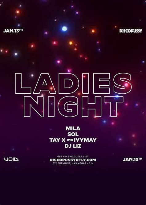 Dp Discopussy Presents Ladies Night Tickets At Discopussy In Las Vegas