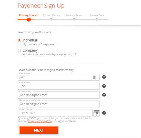 How To Create A Payoneer Account 50 Sign Up Bonus