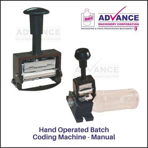 Manual Batch Coding Machine At 3500 Batch Coding In Coimbatore ID
