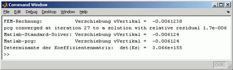Matlab Falsches Ergebnis für lineares Gleichungssystem