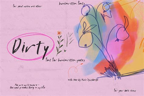 Dirty Handwritten Font Artcoast Studio