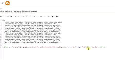 Cara Upload File Pdf Ke Blog Atau Blogger Terbaru Mudah Dan Cepat