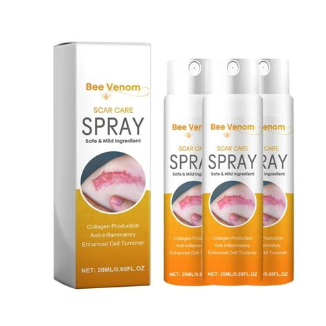 3pc Bee Scar Fade Spray With Aloe Extract，scar Care Spray Fade Scar