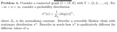 Solved Problem Consider A Connected Graph G V E With Chegg Com
