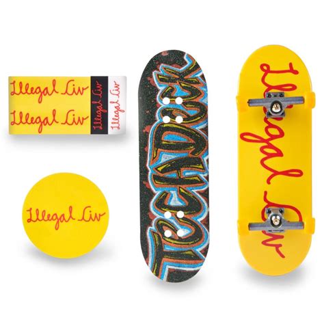 Mini Placa Skateboard Tech Deck Illegal Civ 20140767 Noriel