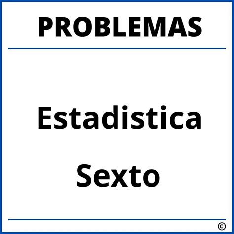 Problemas De Estadistica Para Primer Grado De Primaria Pdf