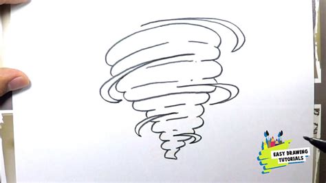 Easy Tornado Drawing