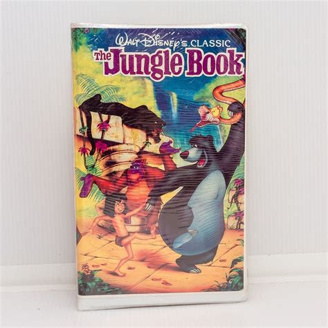 Sealed Walt Disney Classic Black Diamond The Jungle Book Movie Vhs Tape Values Mavin