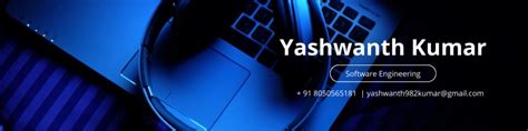 Yashwanth Kumar S Software Engineer Bosch Global Software
