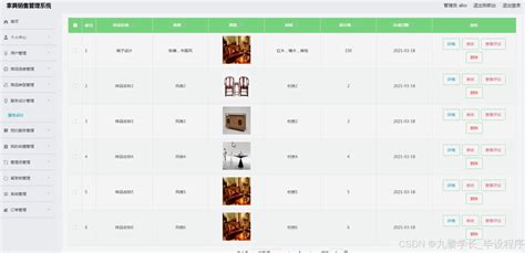 Springboot毕设 家具销售管理系统 程序论文 Csdn博客