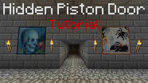 Fully Hidden 2x2 Piston Door Youtube