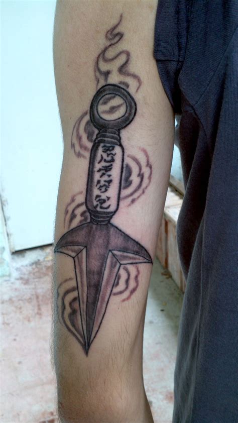Naruto 4th Hokages Kunai Tattoos Kunai Tatting