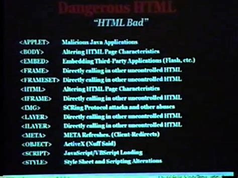 Black Hat Talk Web Application Security From Black Hat Class Central