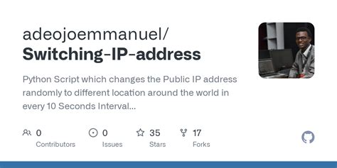 GitHub Adeojoemmanuel Switching IP Address Python Script Which Changes The Public IP Address