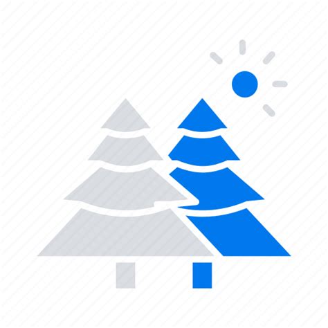 Fir Forest Nature Trees Icon Download On Iconfinder