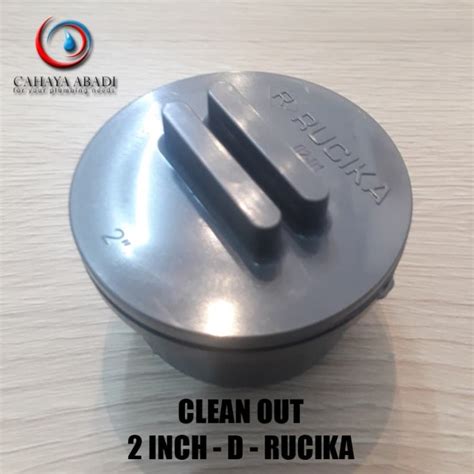 Jual TUTUP KONTROL PIPA BUKA TUTUP CLEAN OUT 2 INCH D RUCIKA