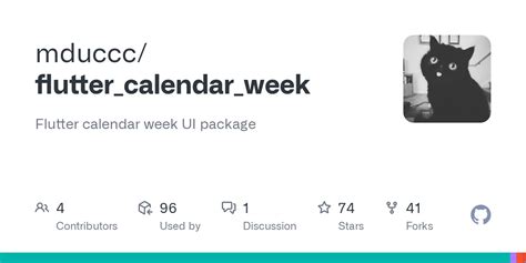 GitHub Mduccc Flutter Calendar Week Flutter Calendar Week UI Package