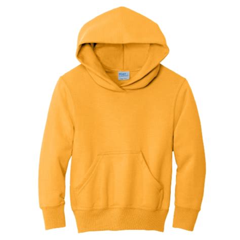 Youth Core Fleece Pullover Hooded Sweatshirt Gold Pc90yhgd