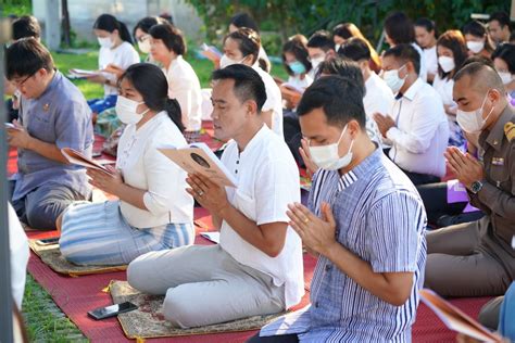 ปลัดกระทรวงวัฒนธรรม เป็นประธานพิธีเจริญพระพุทธมนต์ และเจริญจิตตภาวนาเพื่อถวายพระกุศลแด่สมเด็จพระ