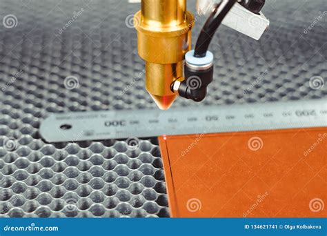 Laser CNC Machine Stock Image Image Of Cutter Danger