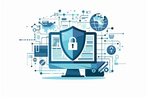 Digital Security And Data Protection Premium Ai Generated Vector