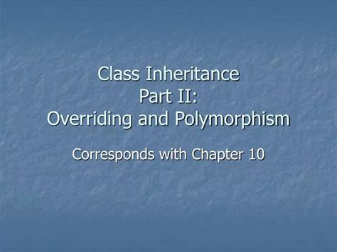 Ppt Polymorphism In Object Oriented Programming Powerpoint Presentation Id9552457