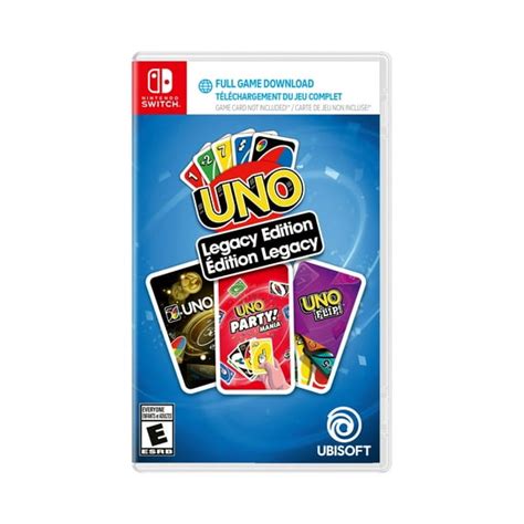 Ubisoft Uno Legacy Nintendo Switch Card Game With Dlcs Including Uno