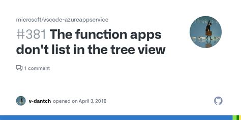 The Function Apps Don T List In The Tree View Issue 381 Microsoft