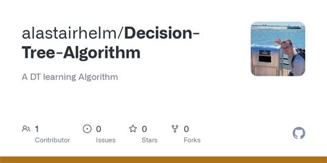 GitHub Alastairhelm Decision Tree Algorithm A DT Learning Algorithm