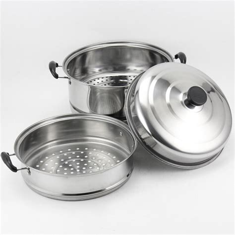 Stainless Steel Three Layer Thick Steamer Multifun Grandado
