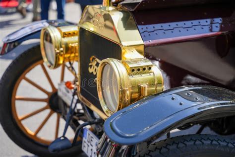 Germany Berlin May 11 2025 Front Of A Ford Model T With Brass Headlights Editorial Photo