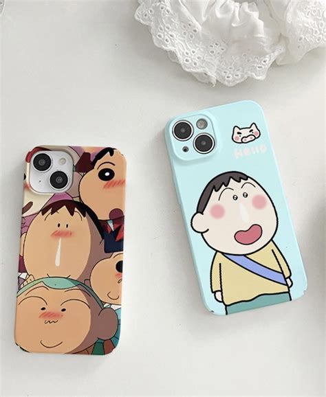 😥재고정리최저가😥 신짱 맹구 짱구 플라스틱 하드케이스 유행템 맹구케이스 짱구케이스 아이폰케이스 11 12 13 14 프로 맥스 Pro Max 우정템 에이블리