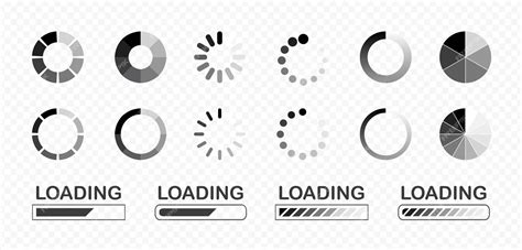 Premium Vector Loading Icon Set Load Symbol Vector Eps 10