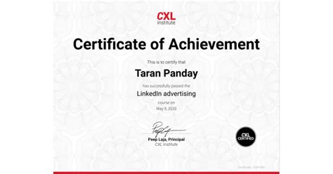 Taran Jay Panday On Linkedin Cxl Institute