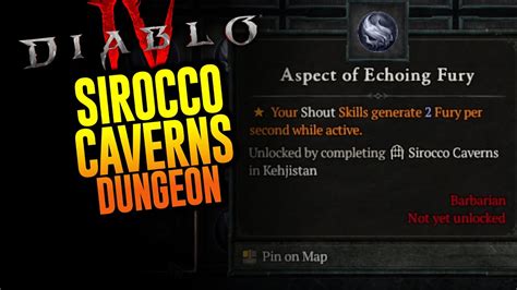 Sirocco Caverns Diablo 4 Dungeon Youtube