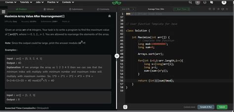 Vanshika Madnawat On Linkedin Geekstreak2024 Potd Dsa Array Gfg