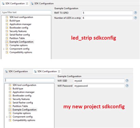 [solved] creating a new esp idf project with led strip component