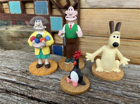 Vintage Wallace And Gromit Character Figures C90s Theantiqueforager