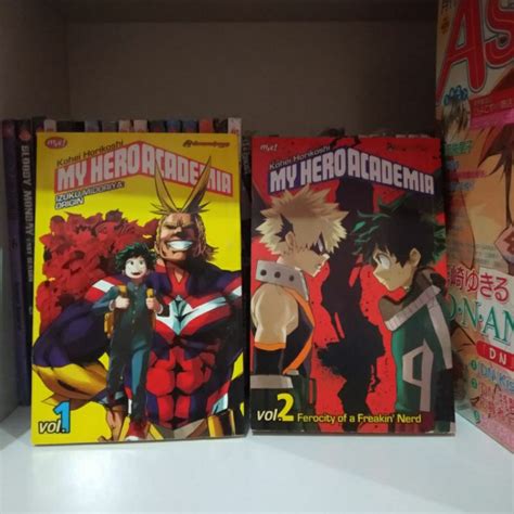 Jual Komik My Hero Academia Volume 1and2 Preloved Baca Deskripsi
