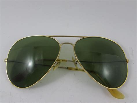 Bandl Ray Ban Aviator Sunglasses Gold Frame Vintage 70s Retro Ebay