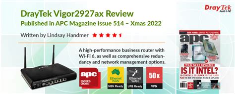 Draytek Nbn Starlink Smb Solution For Ethernet Wan Vigor2927ax I Lan Technology