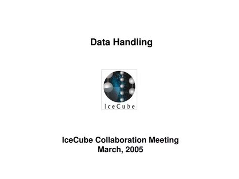 PPT Data Handling PowerPoint Presentation Free Download ID