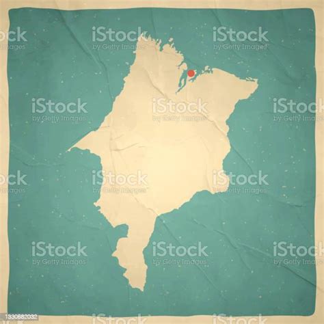 복고풍 빈티지 스타일의 마란하오 지도 오래된 질감의 종이 마라낭오 주에 대한 스톡 벡터 아트 및 기타 이미지 마라낭오 주