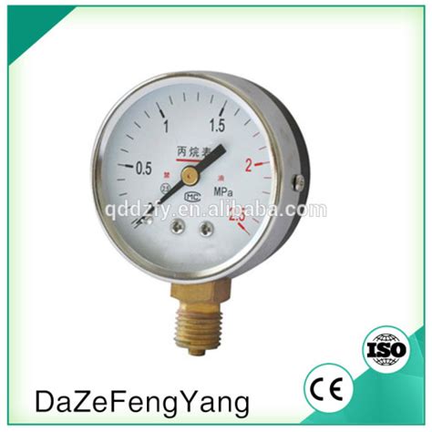 Lpg Gas Pressure Gauge Manometer Pressure Controlling High Quality Lpg