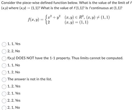 Solved Consider The Piece Wise Defined Function Below What Chegg Com