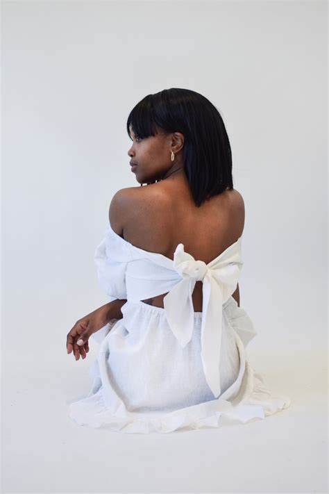 Eva White Dress Mon Ami Couture