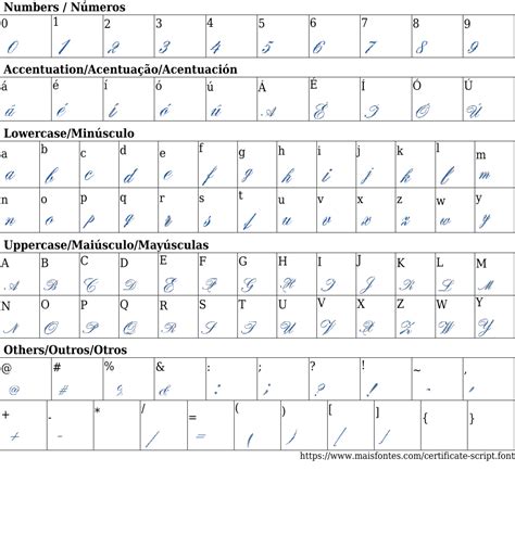 Certificate Script Free Font Download Maisfontes