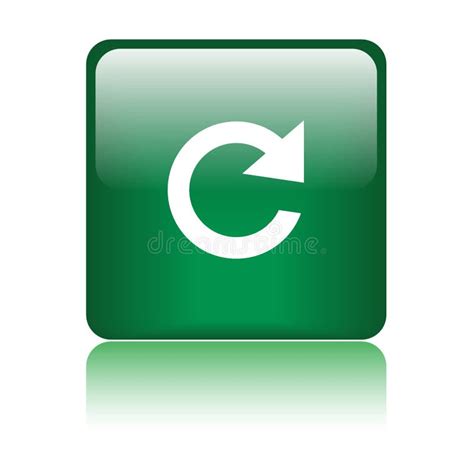 Reload Icon Web Button Blue Stock Illustration Illustration Of Email