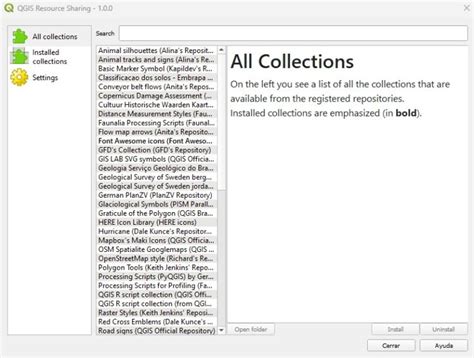 Ampliar Los Svg En Qgis Con El Plugin Resource Sharing